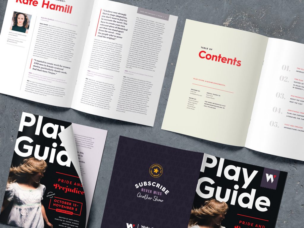Watertower Theatre | Theatre Identity & Print Design